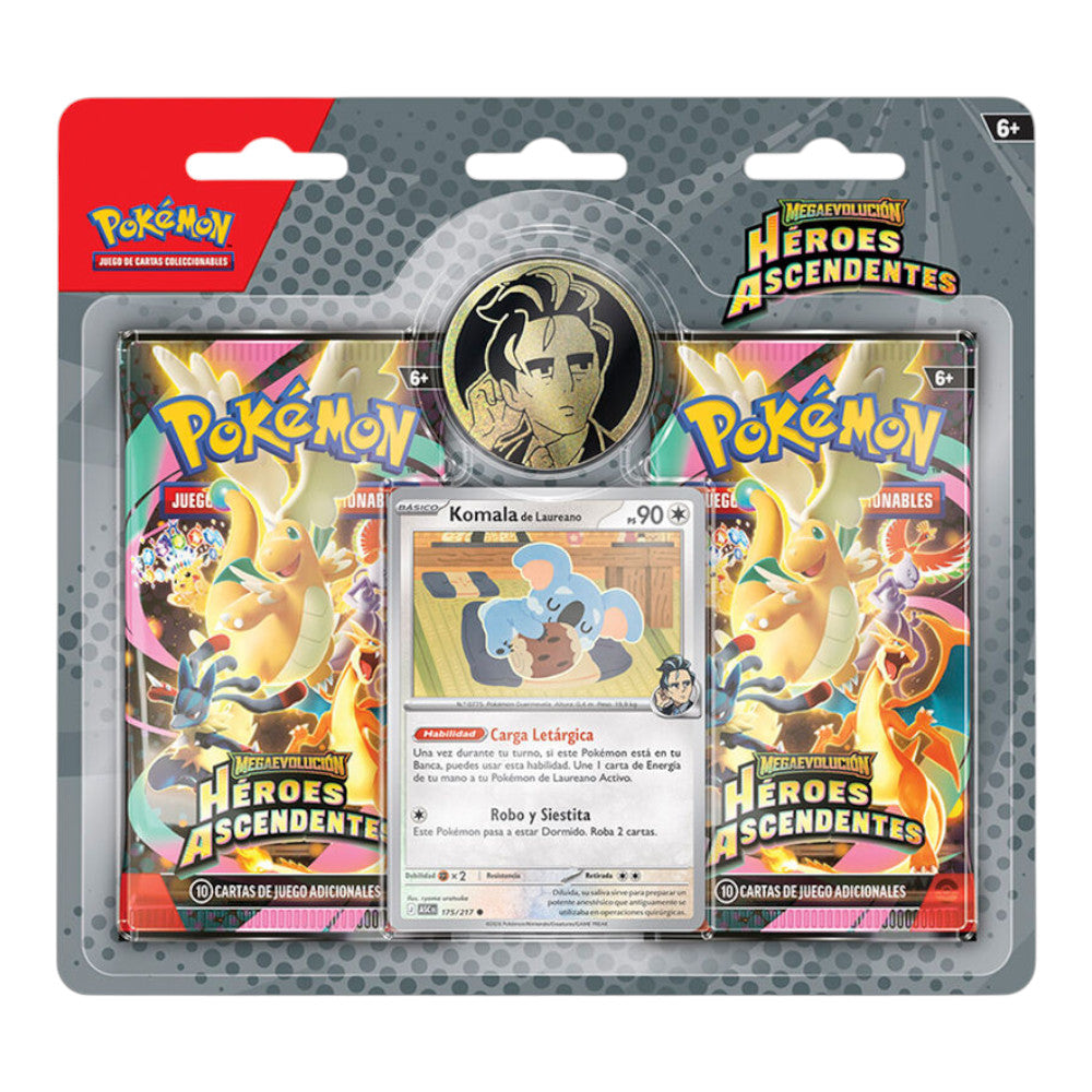 BLISTER 2 SOBRES POKEMON HEROES ASCENDENTES (ESPAÑOL) – SUNNY ...